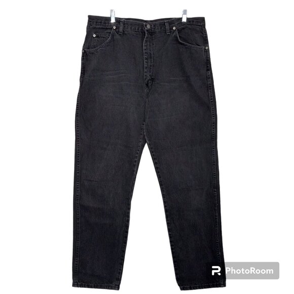 Wrangler | Jeans | Wrangler Jeans Mens 4x34 Vtg Rugged Wear Black Pants ...